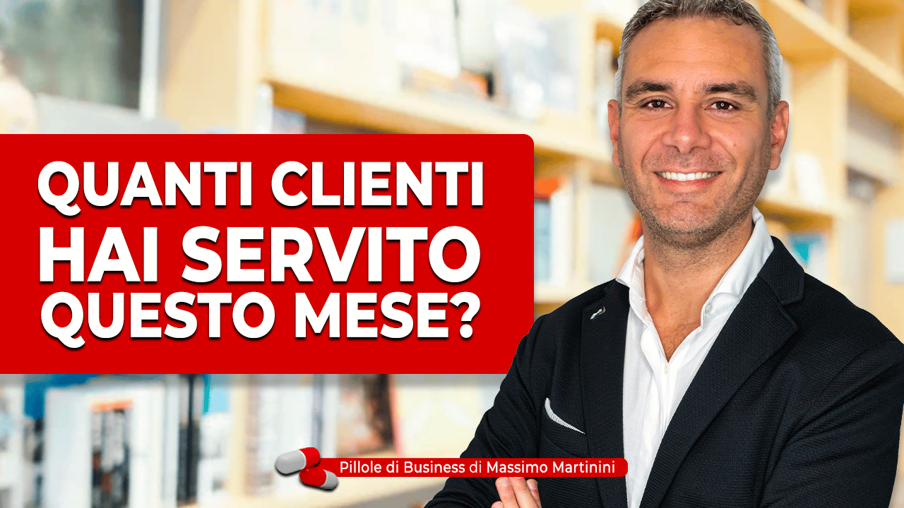 Quanti clienti hai servito questo mese?